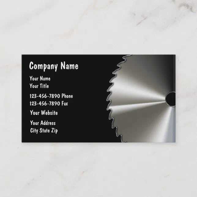 Carpenter Business Cards | Zazzle