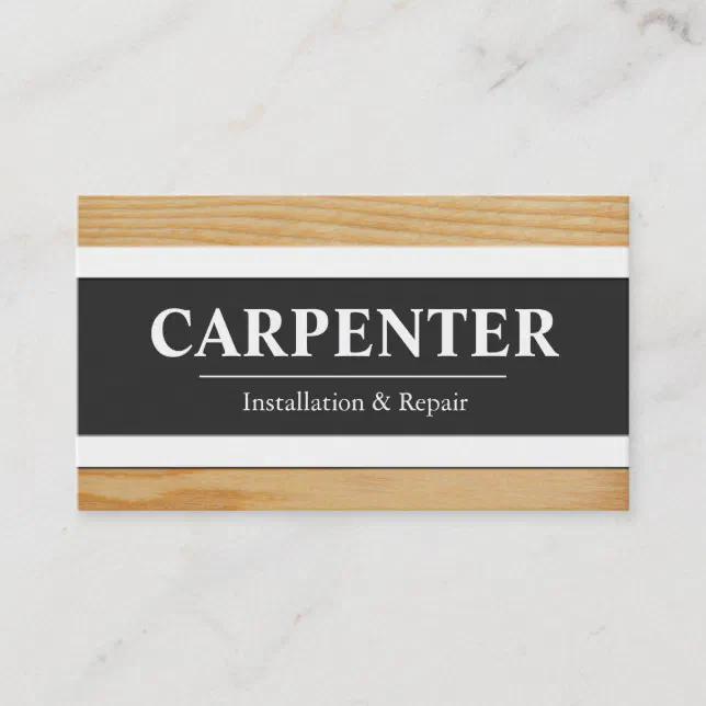 Carpenter Business Cards | Zazzle