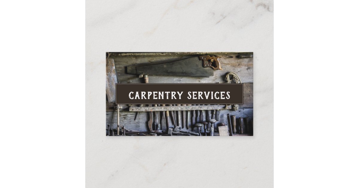 Carpenter Business Cards | Zazzle