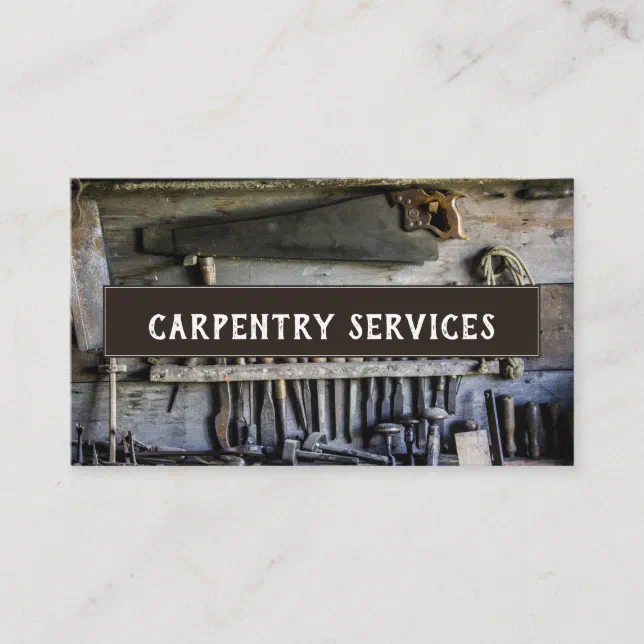 Carpenter Business Cards | Zazzle