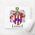 CARPENTER FAMILY CREST - CARPENTER COAT OF ARMS MOUSE PAD | Zazzle