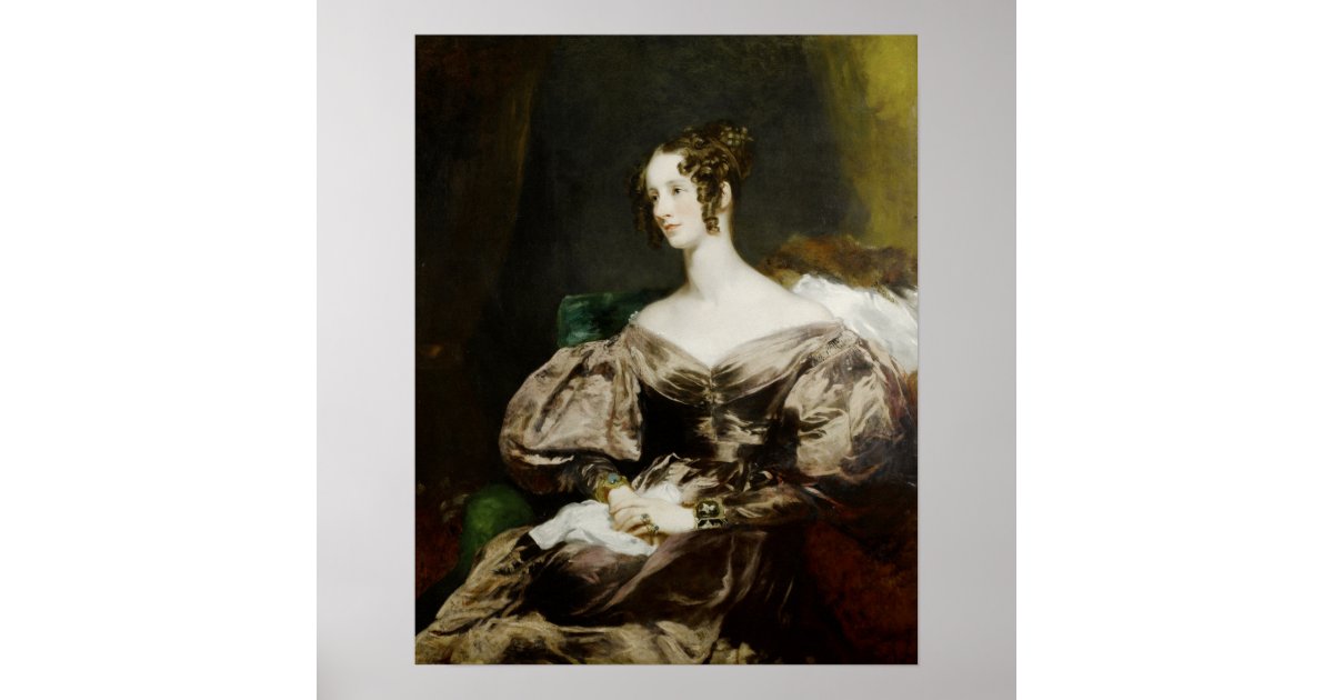 Carpenter - Portrait Of Harriet Countess Howe Poster | Zazzle