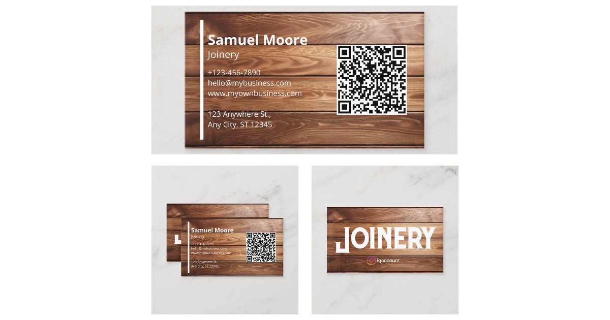 Carpenters Joinery Business Card | Zazzle