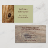 Carpentry Woodwork Business Card Template | Zazzle