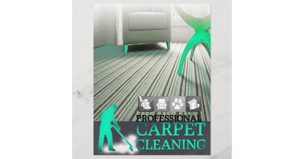 Carpet Cleaning Service Flyer | Zazzle