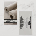 Carpet Installer Carpet Rolls Business Card | Zazzle