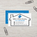 Carpet & Tile Cleaning Logo Design Business Card | Zazzle