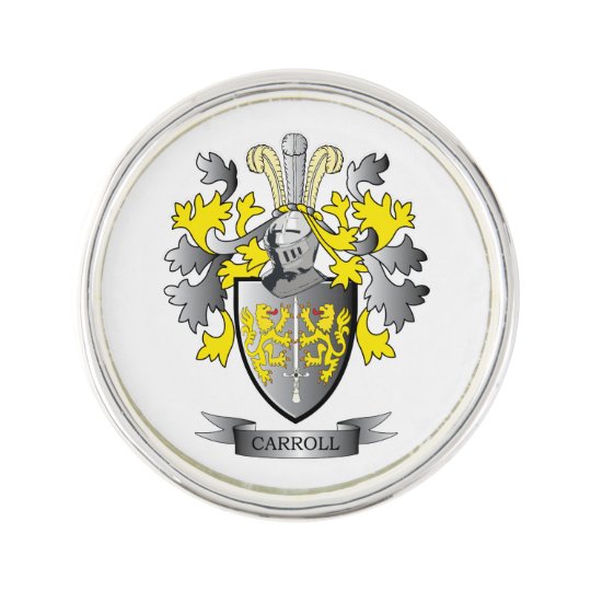 Carroll Coat of Arms Pin | Zazzle.com