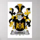 Carroll Family Crest Poster | Zazzle