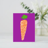 Carrot in Welsh is Moron - Funny Languages Postcard | Zazzle