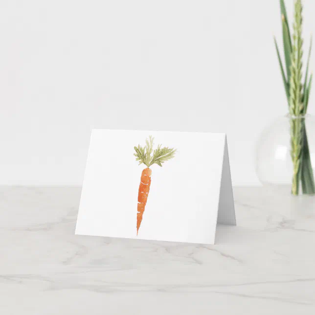 Carrot Note Card | Zazzle
