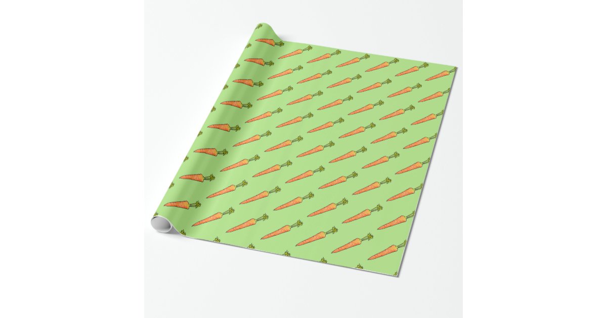 Carrot Wrapping Paper | Zazzle