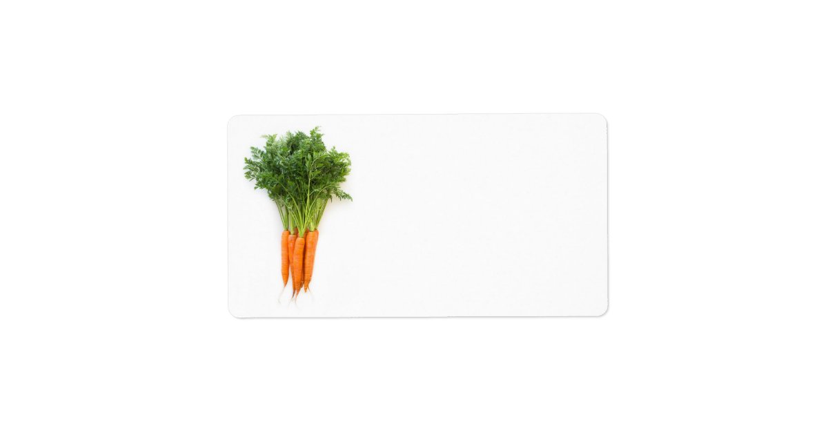 Carrots Label | Zazzle