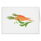 Peas & Carrots Card | Zazzle.com