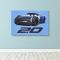 Cars 3 | Jackson Storm - Storm 2.0 Canvas Print | Zazzle