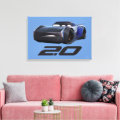 Cars 3 | Jackson Storm - Storm 2.0 Canvas Print | Zazzle