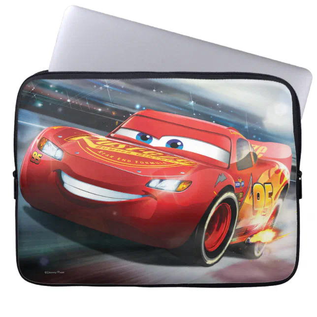 Cars 3 | Lightning McQueen - Full Throttle Laptop Sleeve | Zazzle