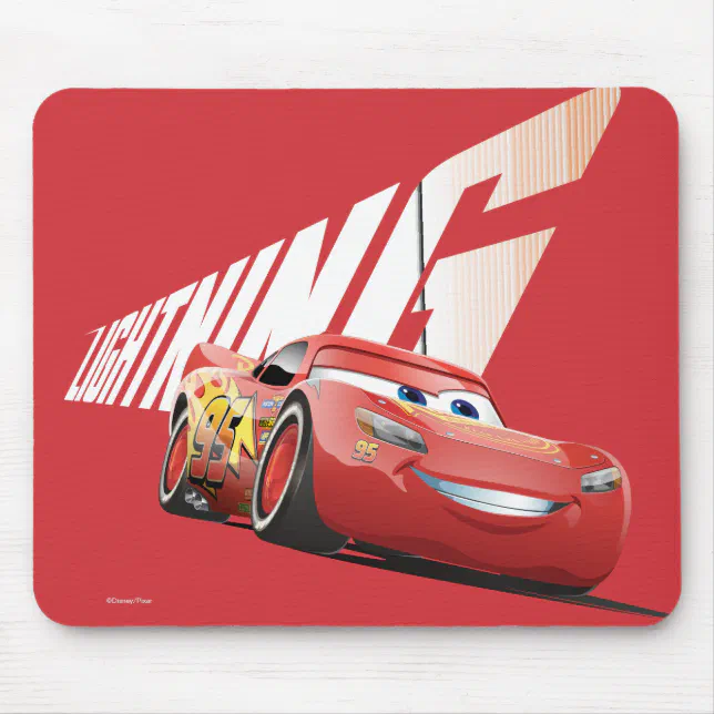 Cars 3 | Lightning McQueen - Lightning Mouse Pad | Zazzle