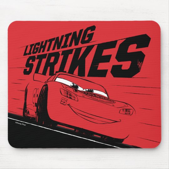 Cars 3 | Lightning McQueen - Lightning Strikes Mouse Pad | Zazzle.com