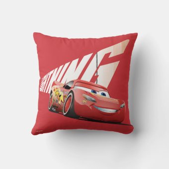 Cars 3 | Lightning McQueen - Lightning Throw Pillow | Zazzle