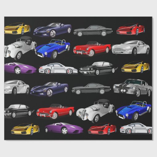 Cars, Cars & Cars Wrapping Paper | Zazzle
