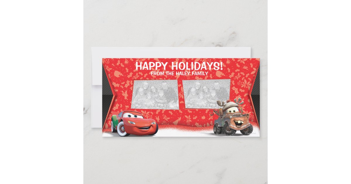Cars Holiday Photo Card | Zazzle