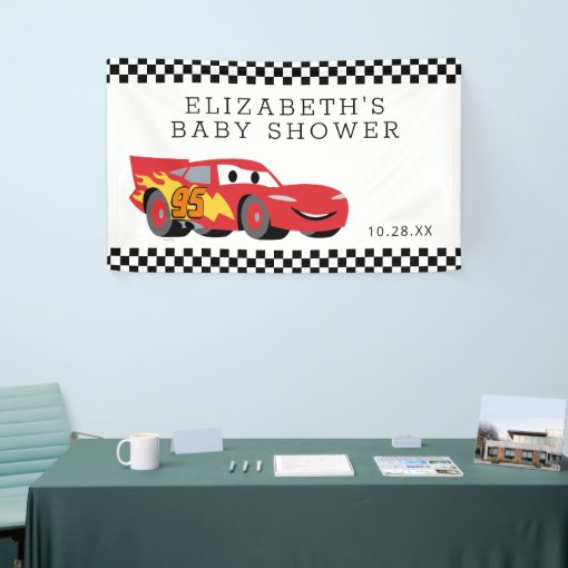 Cars - Lightning McQueen Baby Shower Banner | Zazzle