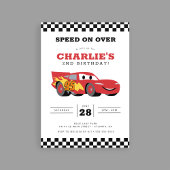 Cars Lightning McQueen Birthday Invitation | Zazzle