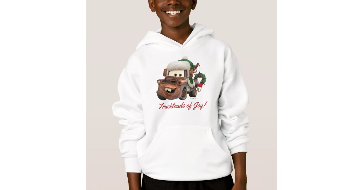 Cars | Mater In Winter Gear Hoodie | Zazzle