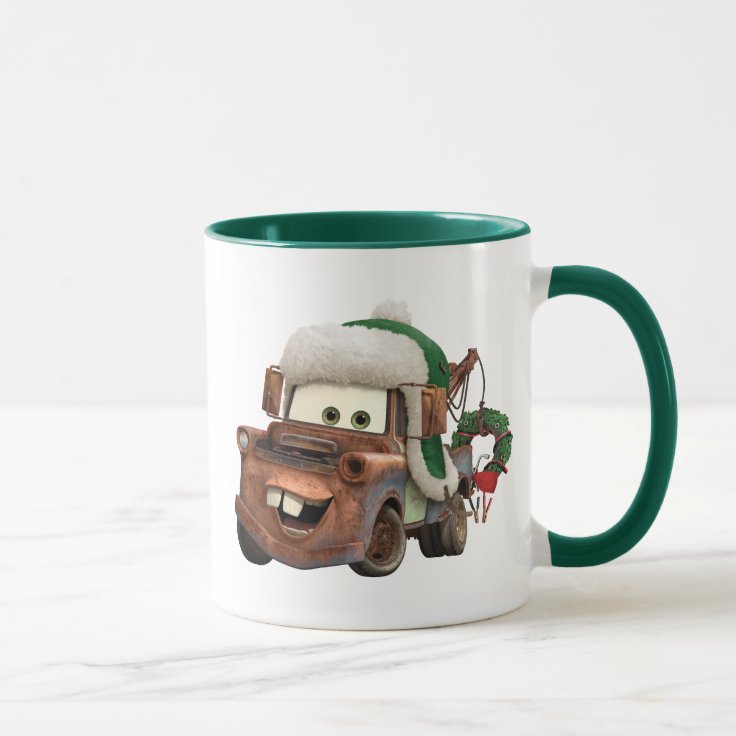 Cars | Mater In Winter Gear Mug | Zazzle