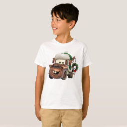 Cars | Mater In Winter Gear T-Shirt | Zazzle
