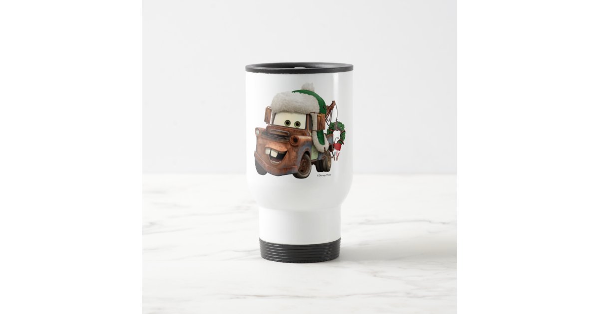 Cars | Mater In Winter Gear Travel Mug | Zazzle