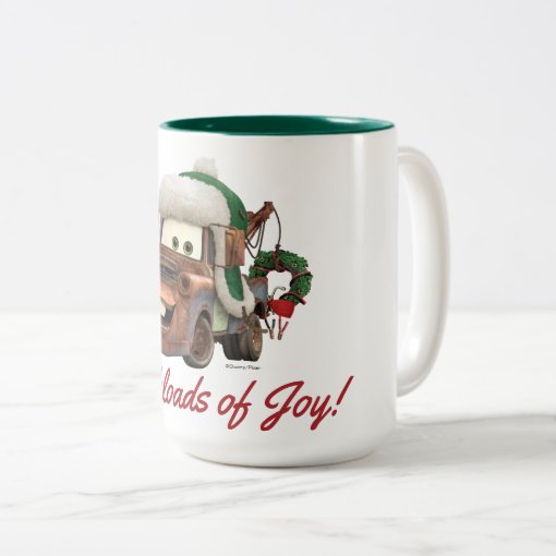 Cars | Mater In Winter Gear Two-Tone Coffee Mug | Zazzle