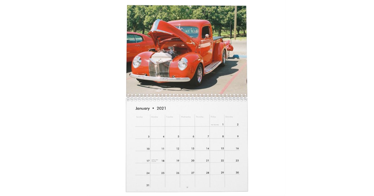 CARS & TRUCKS CALENDAR | Zazzle.com