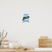 Cars welcome party sign Driver 1st birthday poster | Zazzle