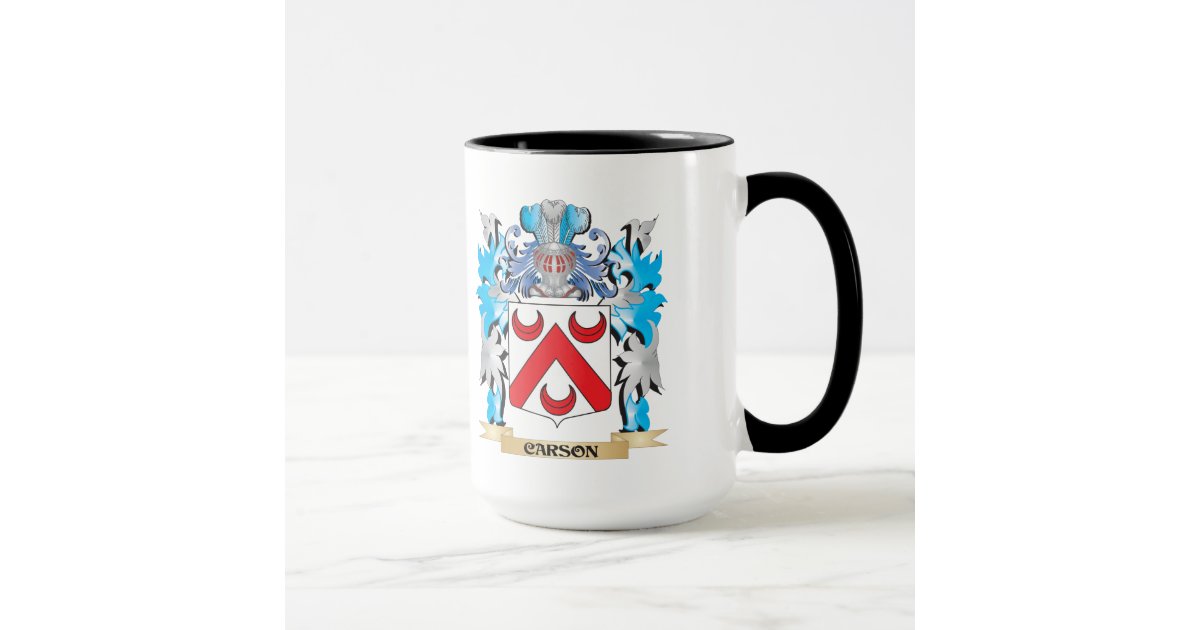 Carson Coat of Arms - Family Crest Mug | Zazzle