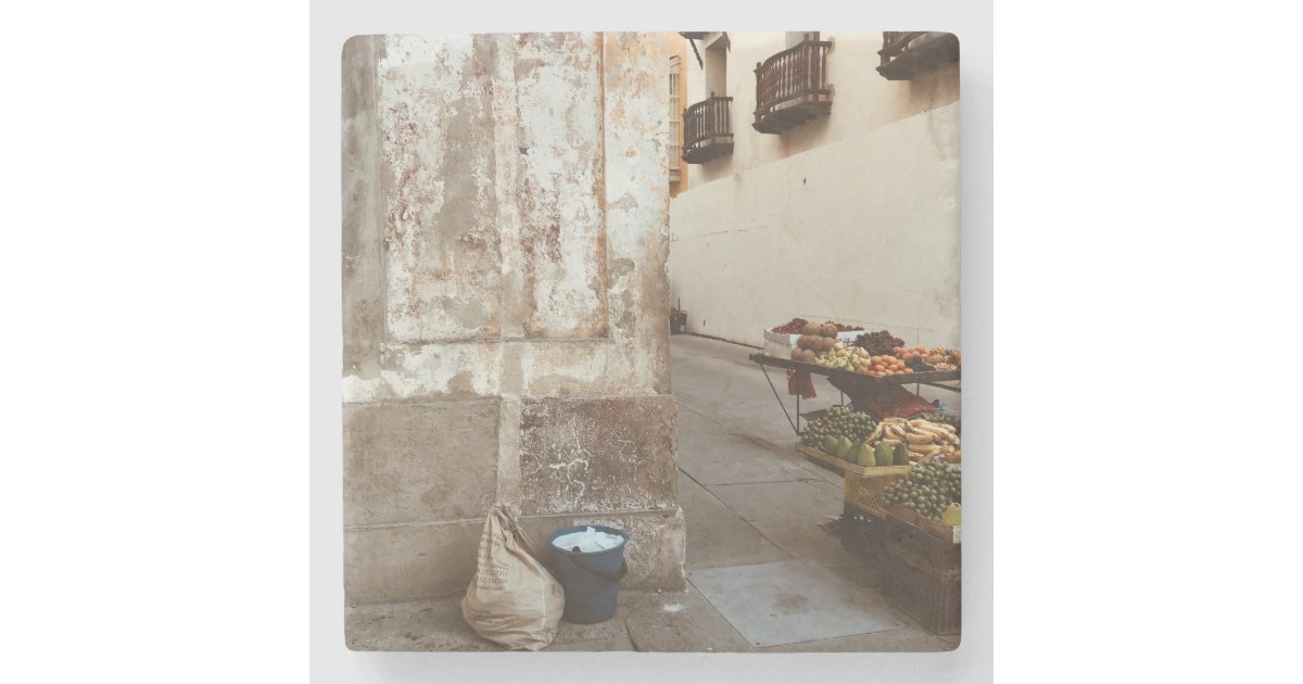Cartagena Carta Stone Coaster | Zazzle