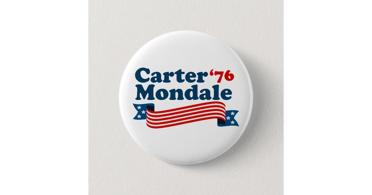 Carter Mondale '76 Retro Election Button | Zazzle