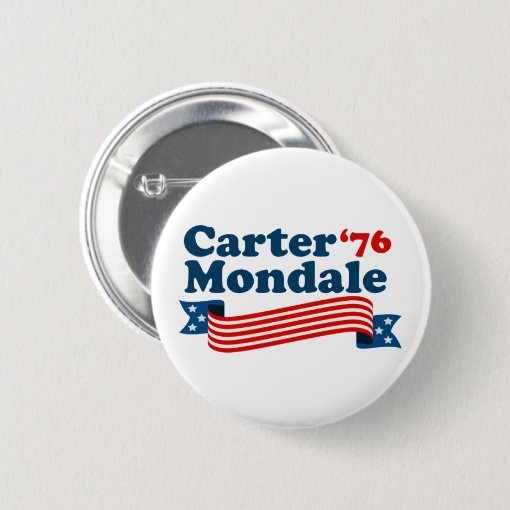 Carter Mondale '76 Retro Election Button | Zazzle