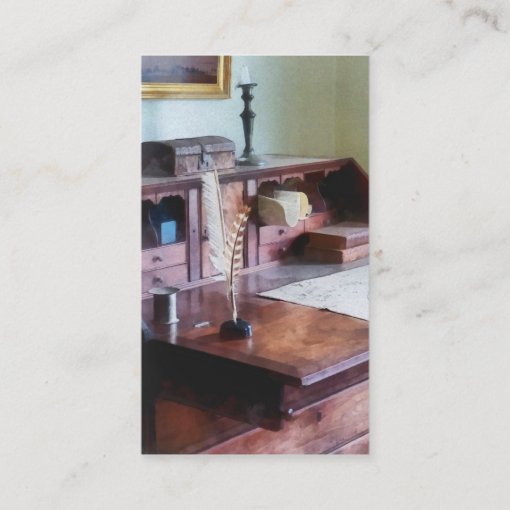 Cartographer's Desk Business Card | Zazzle