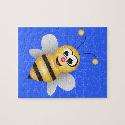 Cartoon Bee Jigsaw Puzzle | Zazzle