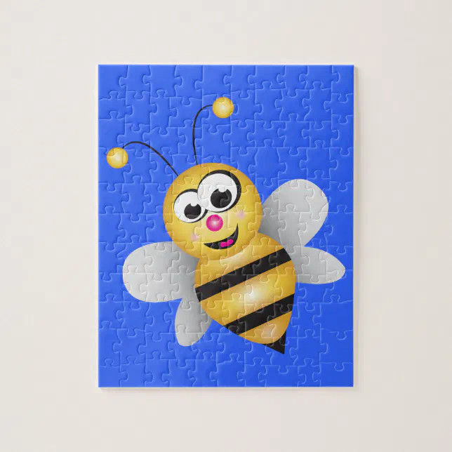 Cartoon Bee Jigsaw Puzzle | Zazzle