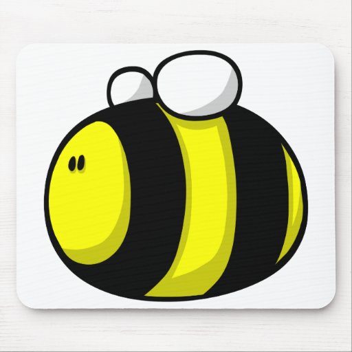 Cartoon Bumble Bee Mouse Pad | Zazzle