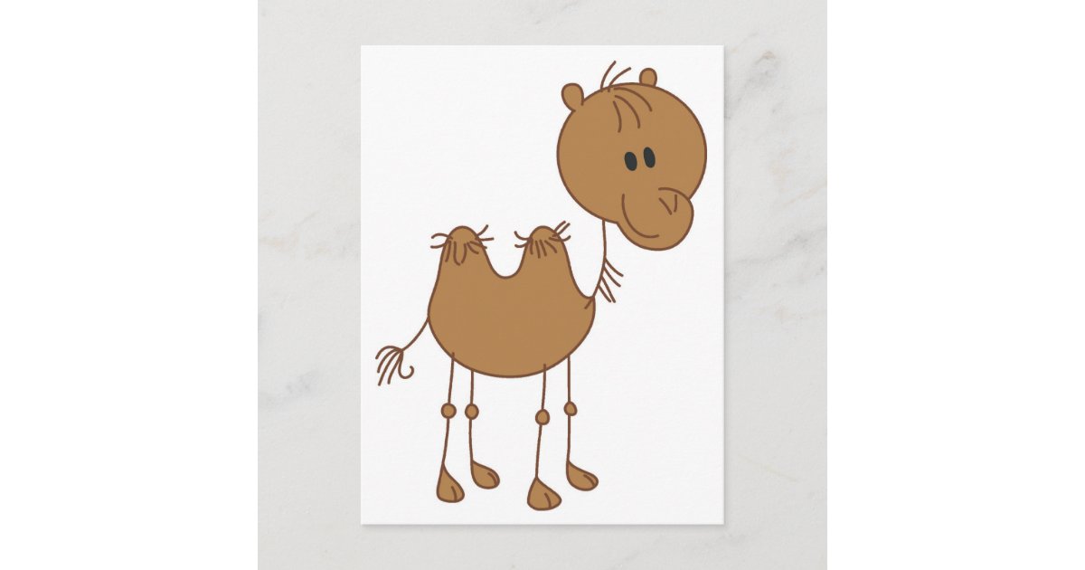 Cartoon Camel Postcard | Zazzle