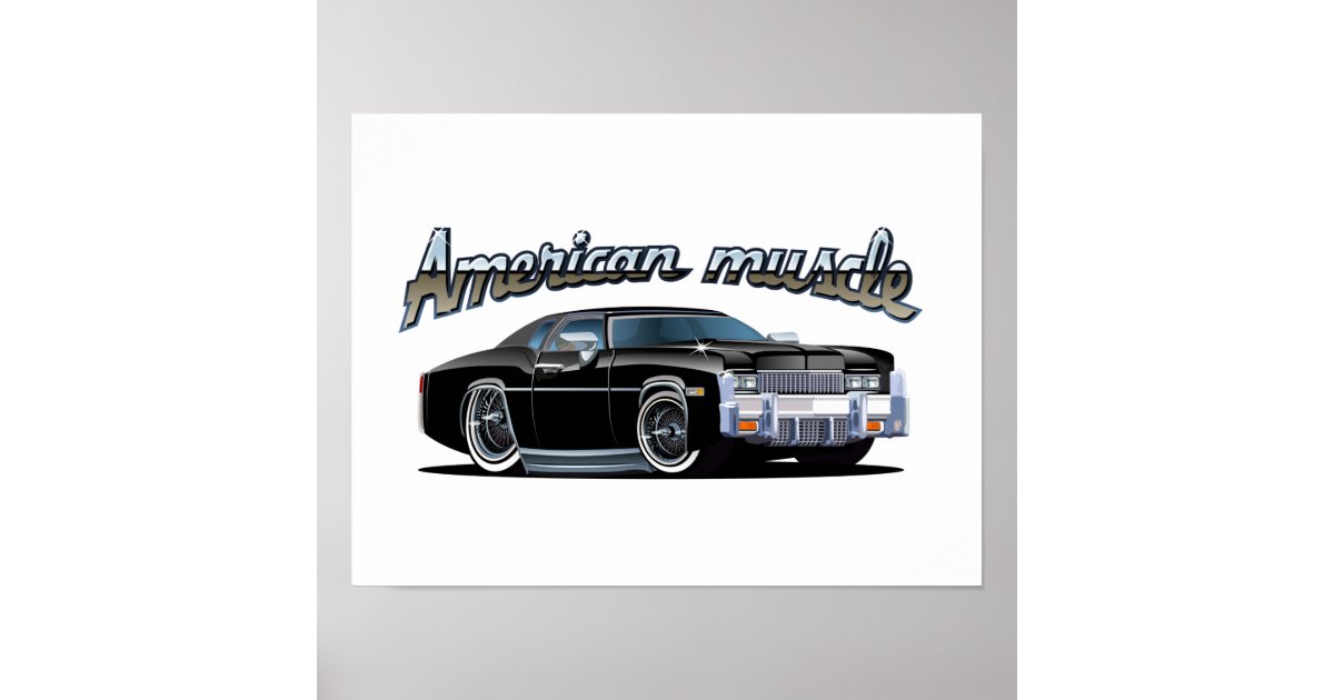 Cartoon car poster | Zazzle