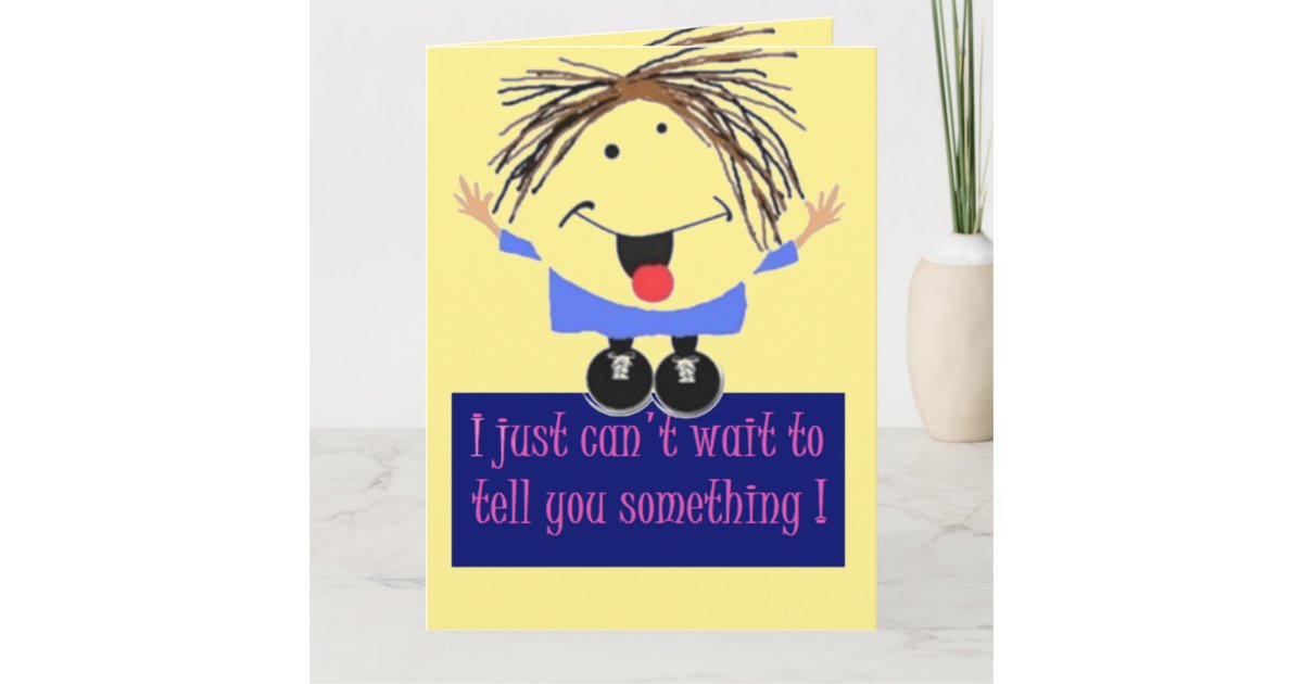Cartoon character birthday card | Zazzle