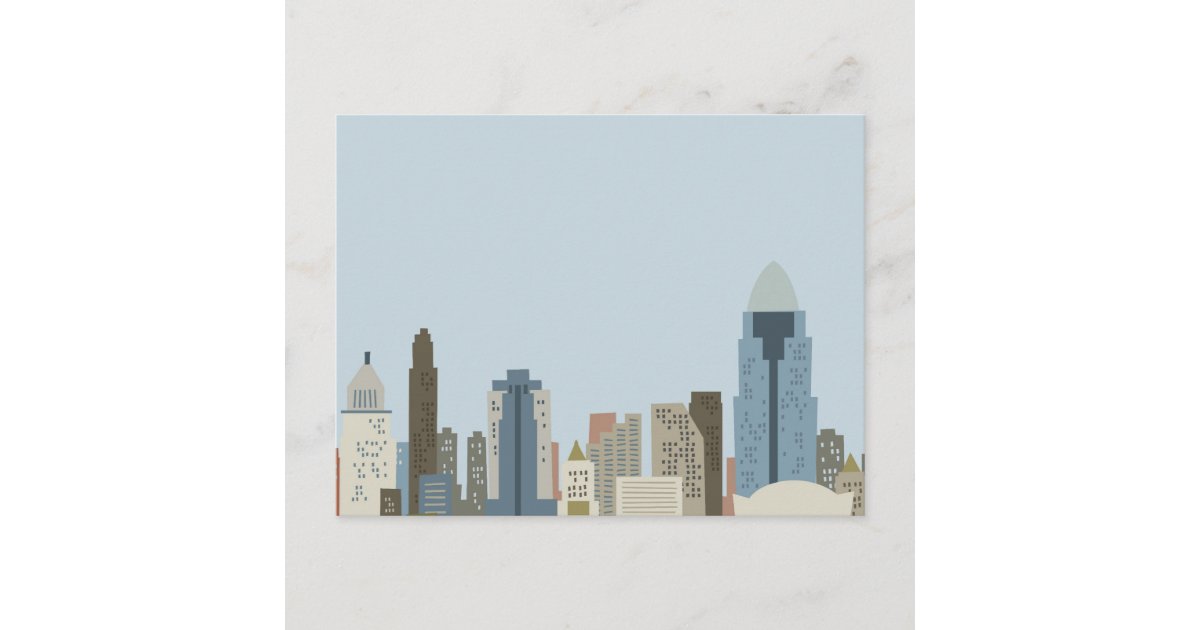 Cartoon Cincinnati Postcard | Zazzle