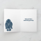 Cartoon Cryptids Cryptozoology Custom Birthday Card | Zazzle