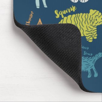 Cartoon Cryptids Cryptozoology Guide Personalized Mouse Pad | Zazzle