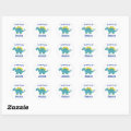 Cartoon Dinosaur Stegosaurus Kids Name Label | Zazzle